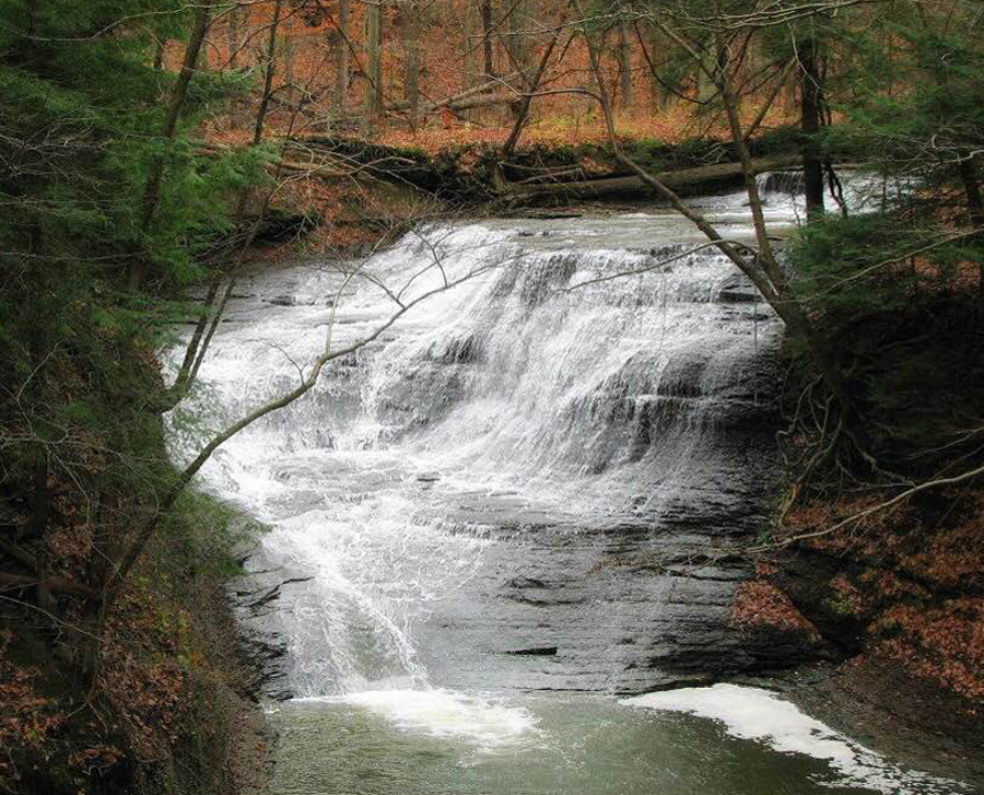 Greenway Corridor - Paved Hiking and Bike Trail, Chair Factory Falls ...